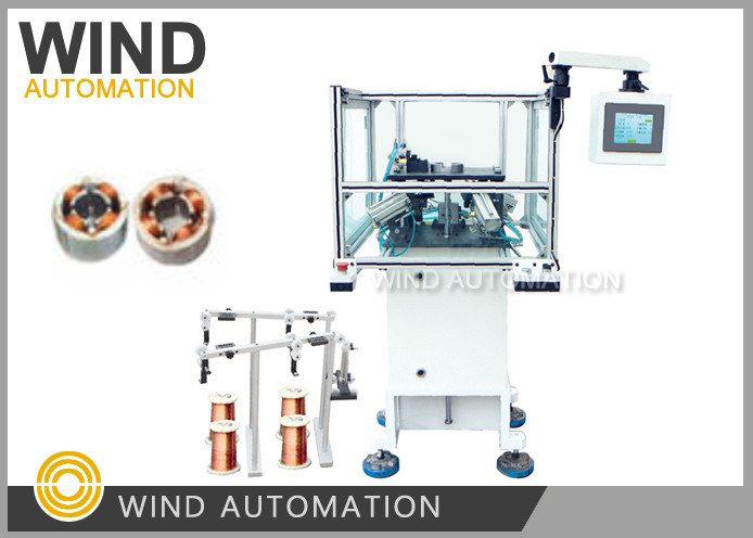 Four Needle Winding Machine For Fan Motor Shaded 4pole Segment Stator