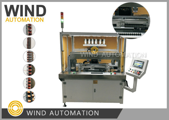 Sections Of Stator And Anchor Windings Linear Winding Line Straight ...