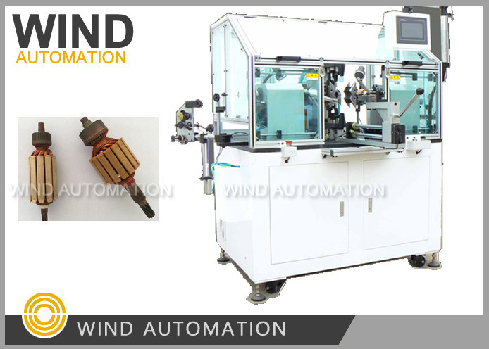 Flier Type Armature Winding Machine Fully Automatic 4 Pole Lap Coil Winder