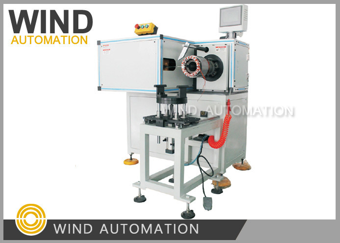 Big Motor Stator Coil Lacing Machine For Frame 112，132，160 Stitched ...