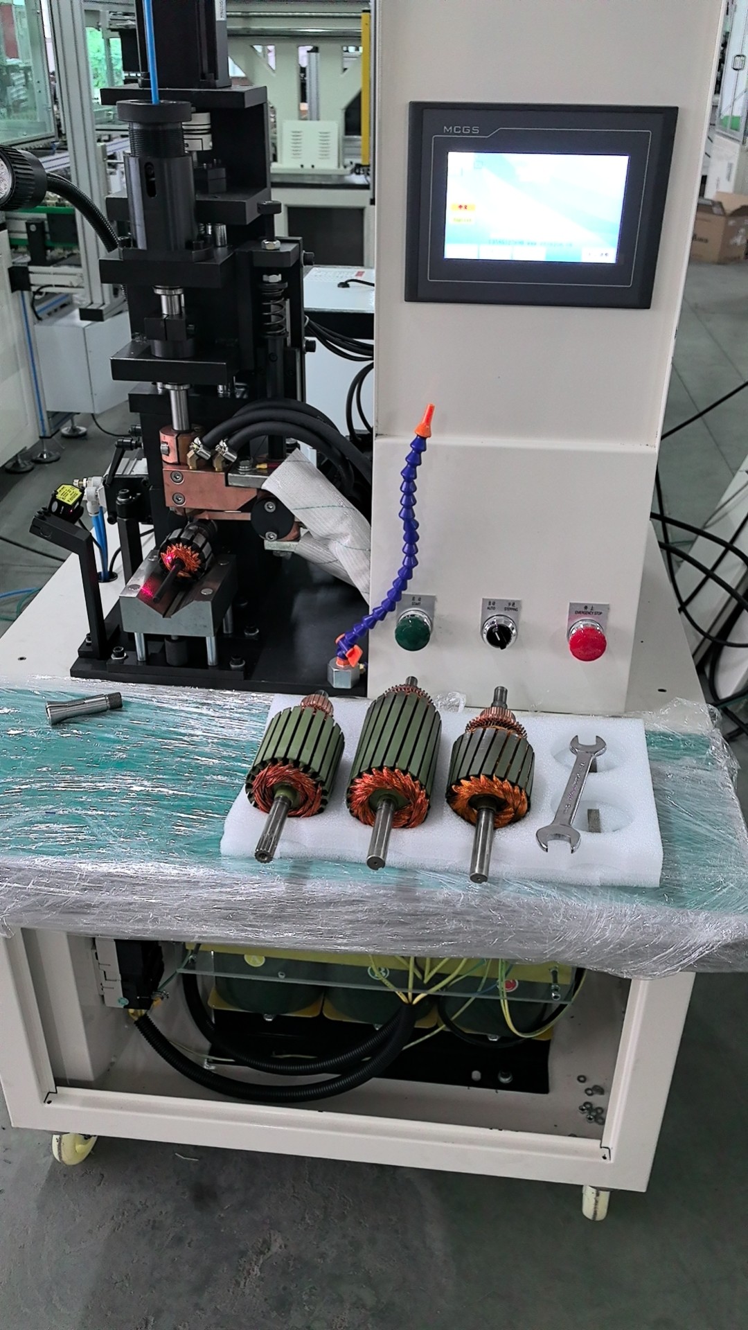 Armature Commutator Fusing Hot staking Machine Welding Of Bars