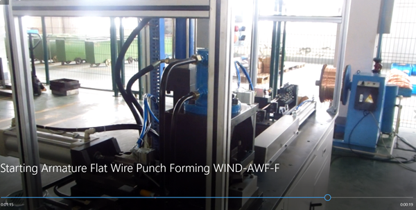 50MT Straight Drive Armature Winding Machine / Flat Wire Stamping Punch ...