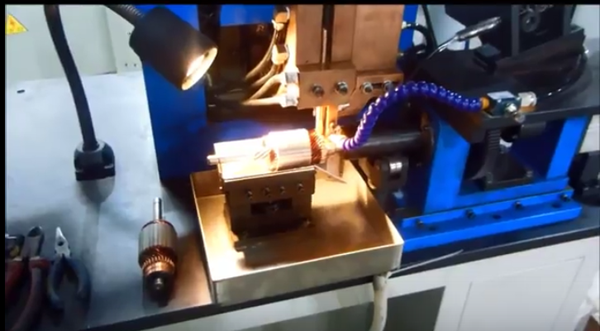 70KVA Brazing Armature Colector Spot Welding Hot Stacking Machine Welder