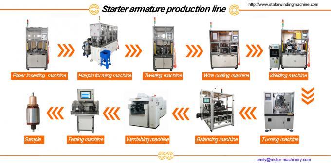 OEM Hairpin Winding Machine Vertical Type Armature Head Twisting Machine